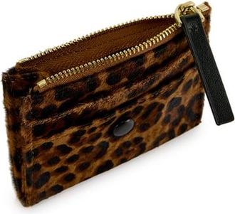 Saison 1865 Porte-cartes textur&eacute; en cuir