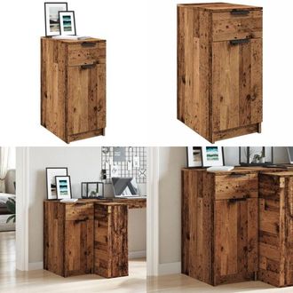 vidaXL B&uuml;roschrank Altholz-Optik 33x50x75 cm Holzwerkstoff - Vidaxl