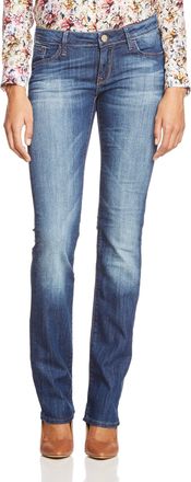Mavi Damen Straight Leg Jeans Olivia, Gr. W26/L34, Blau (Dark Rome STR 19303)