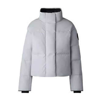 Canada Goose Silberne Daunenjacke Grandview Stil - - Jackets - Damen - Grau - M