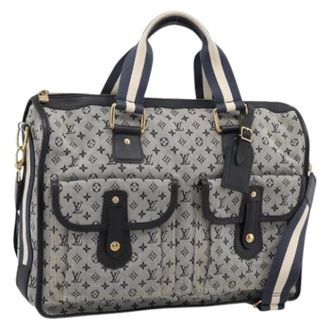 Louis Vuitton Sac &agrave; main Pre-owned Monogram Mini Canvas - Femme - Pre-owned - Bleu - Taille: ONE Size
