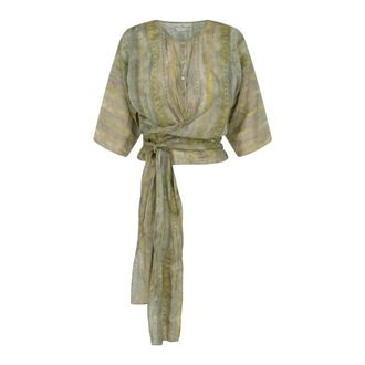 Cortana Bedrucktes Ramie-Top - - Blouses & Shirts - Damen - Mehrfarbig - S