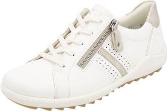 Remonte Femme R1432 Chaussures à Lacets, Blanc, 36 EU