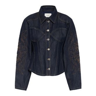 Gestuz Blouses et chemises - Femme - Vestes - Bleu - Taille: 44 FR