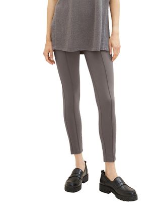 Tom Tailor Damen 1038012 Leggings mit Ziernaht, 32251-dark Mineral Grey, 34/28