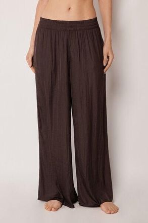 Calzedonia Gl&auml;nzende Palazzohose Braun