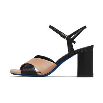 Loriblu Femme, Chaussures, Multicolore, Taille: 37 EU Sandales &agrave; Talons Bloc Midi