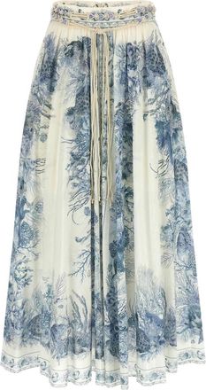 Zimmermann Femme, Jupes, Multicolore, Taille: 38 FR Wanderlust A-Line Maxi Skirt