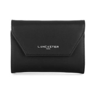 Lancaster unisex, Accessoires, Noir, Taille: ONE Size Smooth Compact Wallet