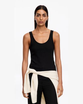 Arket Geripptes Tanktop -Schwarz