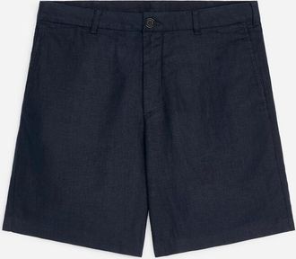 Arket Leinen-Shorts -Blau
