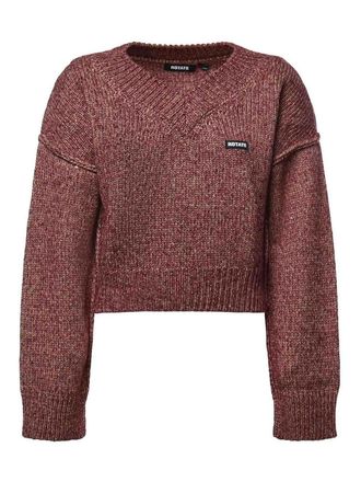 Rotate Pull Col Rond - Rouge