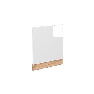 Vicco fa&ccedil;ade Fame-Line, Blanc Haute Brillance/Ch&ecirc;ne de Force dor&eacute;, 60 cm sans Plan de Travail