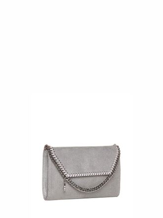 Stella McCartney Womens Crossbody Wallet Falabella Black Polyester & Purses