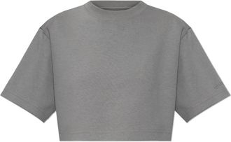 Balenciaga Cropped T-shirt - - Tops - Damen - Grau - M