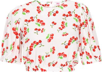 Mymo Bluse Frauen wei&szlig; mehrfarbig