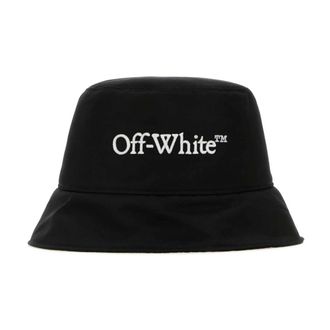 Off-white Femme, Accessoires, Noir, Taille: ONE Size Chapeau seau noir et bandeaux