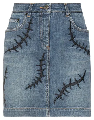 Moschino HOSEN & R&Ouml;CKE - Jeansr&ouml;cke auf YOOX.COM
