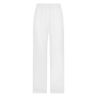Fabiana Filippi Femme, Pantalons, Blanc, Taille: 38 FR Elasticated Waist Pantalons