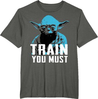 Star Wars Yoda Train You Must Graphic T-Shirt T-Shirt