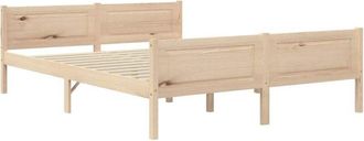 vidaXL Massivholzbett Kiefer 160x200 cm Vidaxl