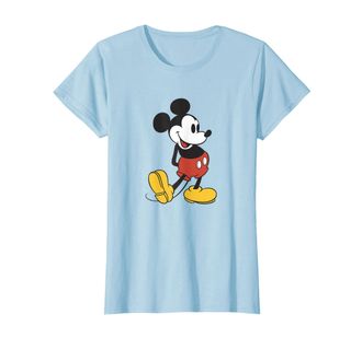 Disney Mickey Mouse Retro Standing Foot Pop T-Shirt