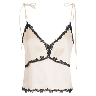 Pinko Pinko, Femme, Tops, Rose, Taille: 38 FR Canazei Top Twill