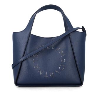 Stella McCartney Logo Crossbody Tote - - Bags - Damen - Blau - ONE SIZE