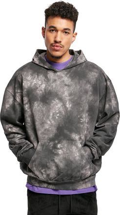 Urban Classics Herren Kapuzenpullover Tye Dyed Hoody Blackbird M