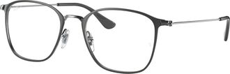Ray-Ban unisex, Accessoires, Gris, Taille: 51 MM Rx6466 Optical Frame