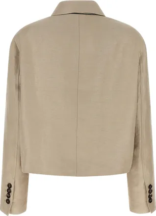 Brunello Cucinelli Linen Jacket - Beige