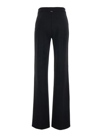 Twinset Womens Trousers Black Tech Fabric