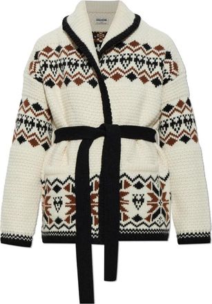 Zadig&Voltaire Woll Cardigan Erra - - Knitwear - Damen - Beige - XS/S
