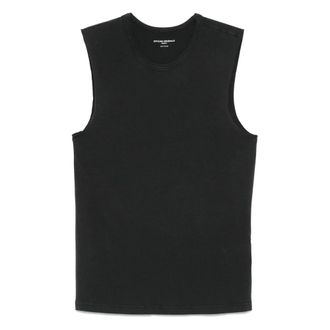 Officine G&eacute;n&eacute;rale Schwarzes Tank Tee Lyocell - - Tops - Damen - Schwarzk - S