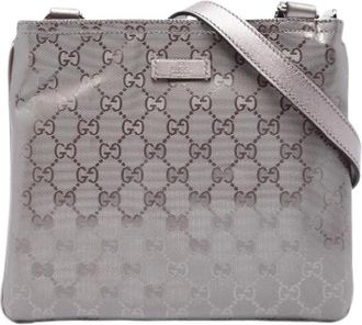 Gucci Pre-owned Vintage Crossbody Bag - - Pre-owned - Damen - Grau - ONE SIZE