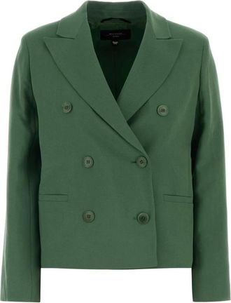 Max Mara Femme, Vestes, Vert, Taille: 40 FR Embi Blazer