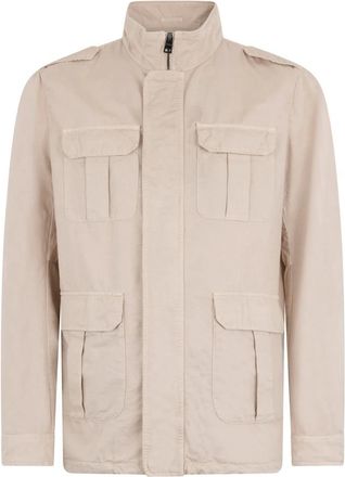 Herno Homme, Vestes, Beige, Taille: L Manteau Pratique &Eacute;l&eacute;gant
