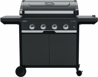 Campingaz BBQ GAZ SELECT 4 EXS - Grille + plancha r&eacute;versible fonte - R&eacute;chaud lat&eacute;ral