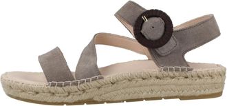 Macarena Femme, Chaussures, Gris, Taille: 38 EU Bety22 Sandalia Serraje