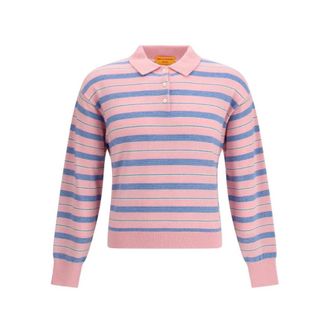 Guest In Residence Femme, Pulls, Multicolore, Taille: 40 FR Collegiate Stripe Polo