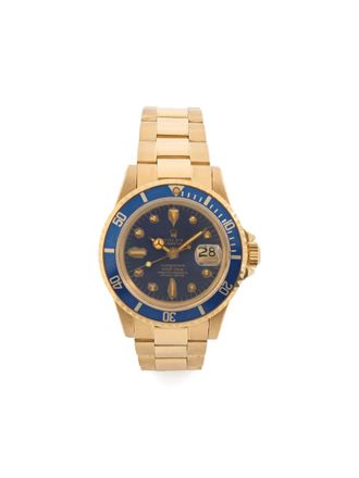 Rolex montre Submariner 40 mm pre-owned - Bleu