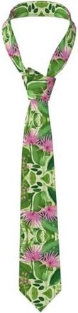 Generic Cravate Pour Hommes Fleurs Roses Fine Tie Tendance Cravate Pour Homme Pour Affaires F&ecirc;te Accessoires