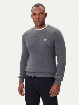 Guess Pullover M4BR30 Z3HM1 Grau Regular Fit