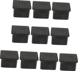 PartyKindom 10 Stück PVC Softgummi Stuhlbein Schutzkappen Rutsch Möbelbeine Abdeckungen für Stühle Tische Strapazierfähige Einfache Montage rutschfeste Möbelfüße