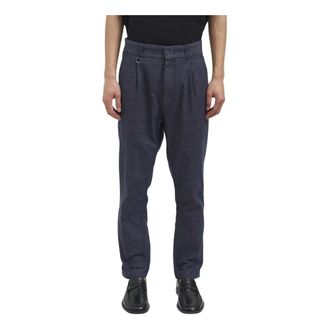 Paolo Pecora Baumwoll- und Leinenhose - - Trousers - Herren - Blau - M