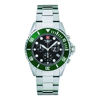 Swiss Alpine Military Chronograph Uhr - - Accessories - Herren - Grau - ONE SIZE