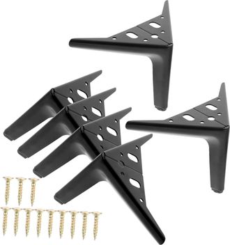 Angoily Metall M&ouml;belf&uuml;&szlig;e Schwerlast Ersatzm&ouml;belbeine Stabile Metallf&uuml;&szlig;e f&uuml;r Sofa Schrank Badm&ouml;bel Robust Kratzfest Einfach zu Montieren