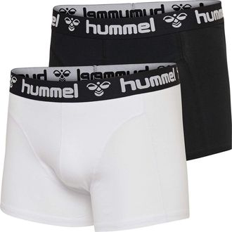 Hummel Herren Boxers HMLMARS 2, Schwarz/Weiß, S, 203433-2114