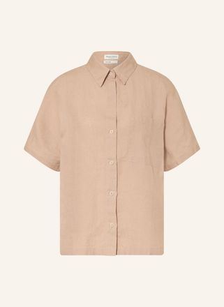 Marc O'Polo Marc Opolo Hemdbluse Aus Leinen beige