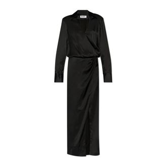 The Attico Kleid mit Kragen - - Dresses - Damen - Schwarzk - M